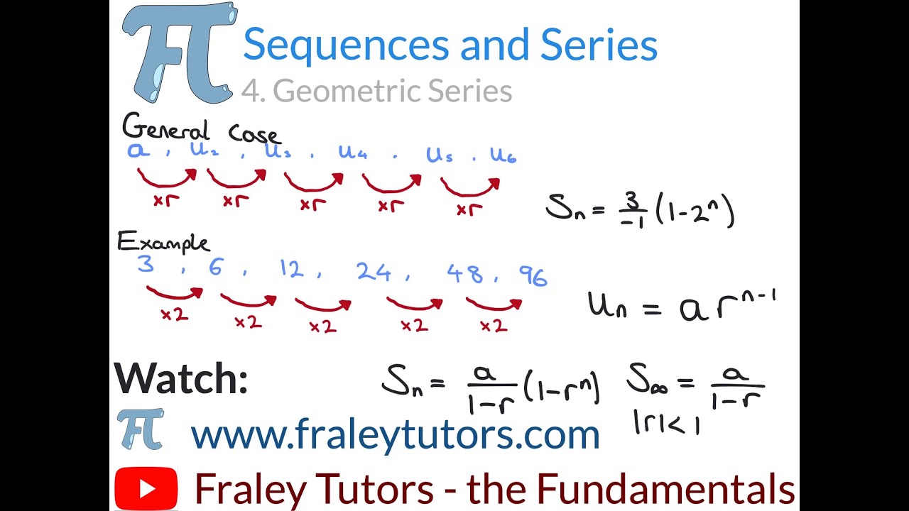 A Level Maths- Sequences and Series 4. Geometric Series - YouTube