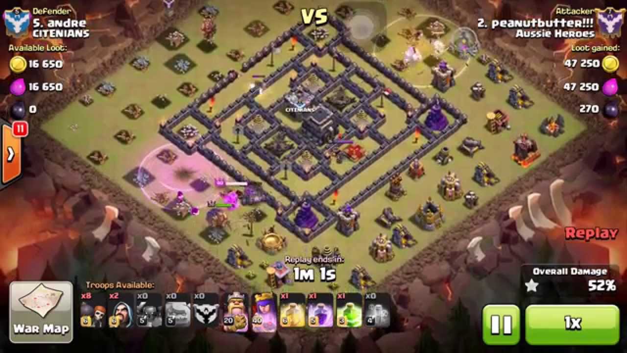 3 STARS MAX TH9 SPREAD OUT BASE USING GOWIPE - YouTube