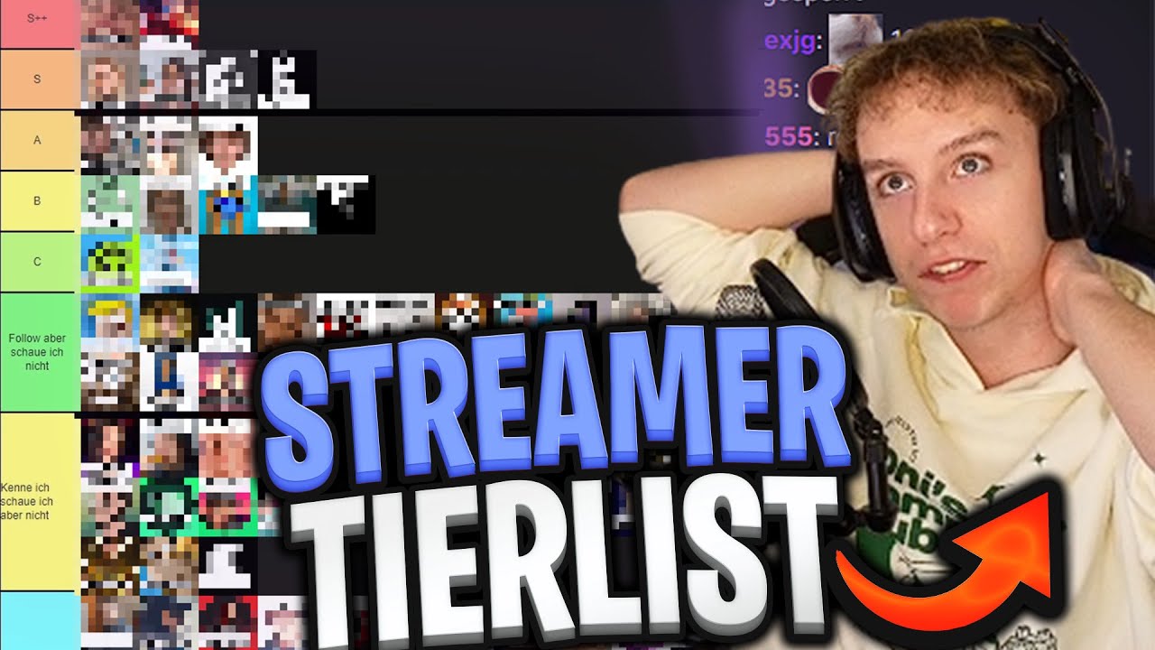 😱😂 WER IST DER BESTE UND SCHLECHTESTE STREAMER? HUGO MACHT STREAMER ...