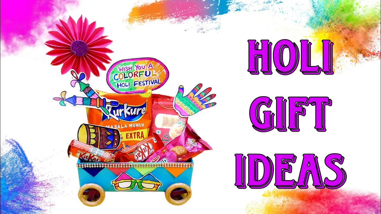 Holi Festival Gift Hamper | Latest Gift For Holi | Holi Platter Ideas ...