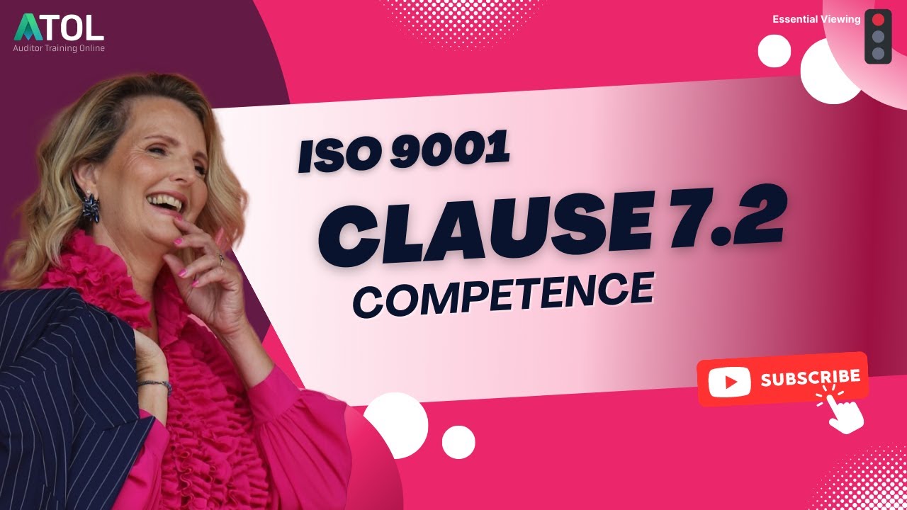 ISO 9001 Clause 7.2 Competence | Auditor Training Online - YouTube