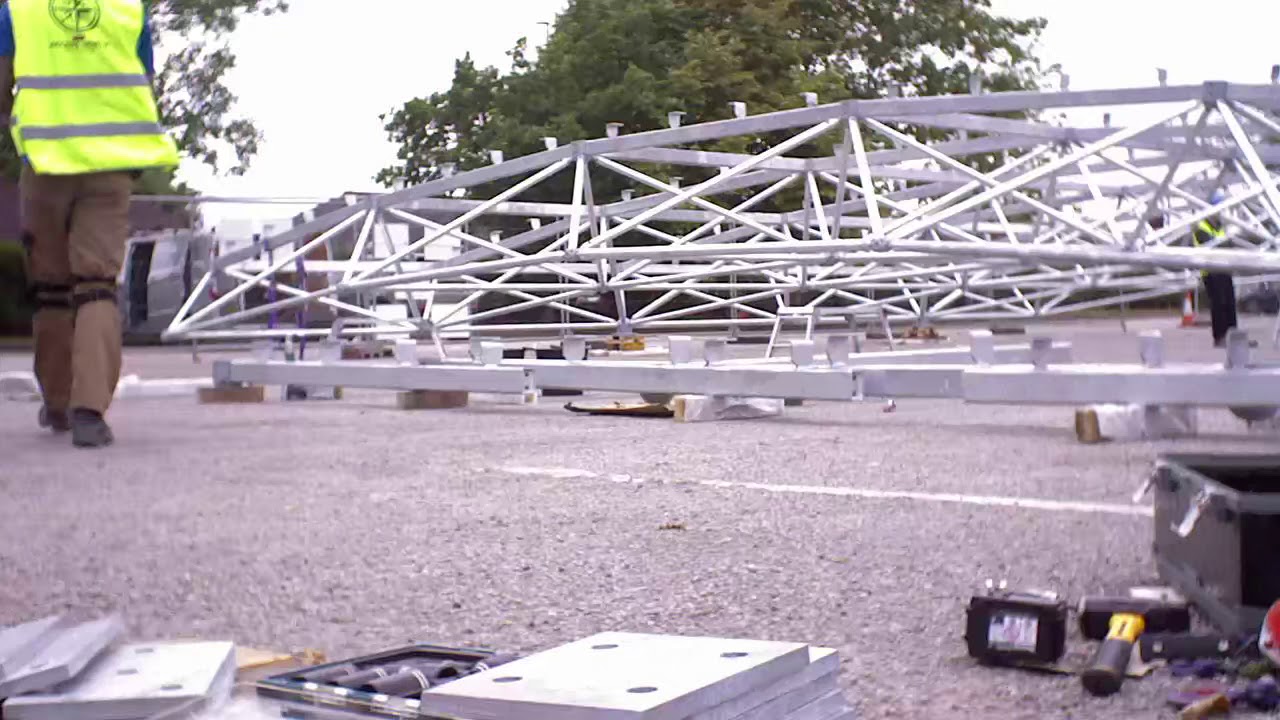 ETFE space frame for schools: Access North Build - YouTube