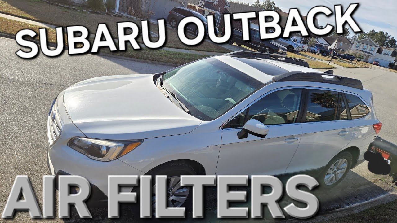 Subaru Outback Intake Air Filter and Cabin Air Filter Replacement - YouTube
