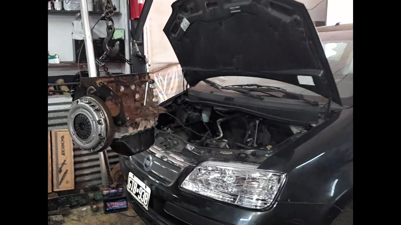motor completo fire 1.4 fiat idea - YouTube