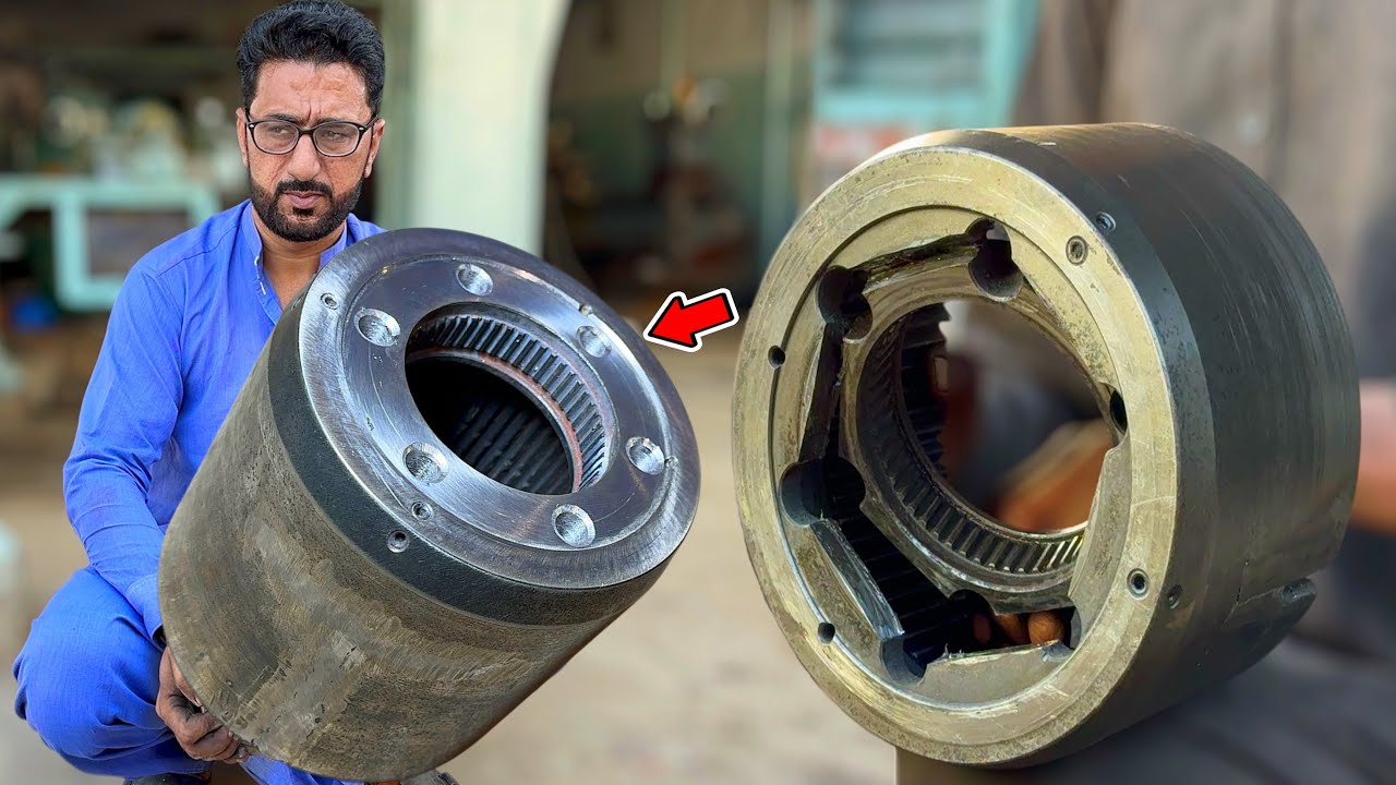 Due to OverLoad Excavator Wheel Hub was Broke Into Pieces, How ...