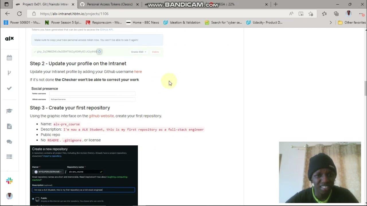 ALX GIT PROJECT: STEP BY STEP [QUESTION 2 AND 3] - YouTube