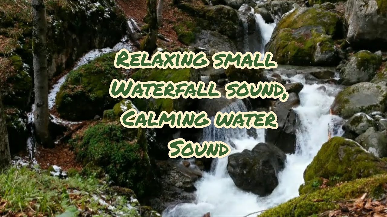 Relaxing small waterfall sound | calming water sound | ambiance sound ...