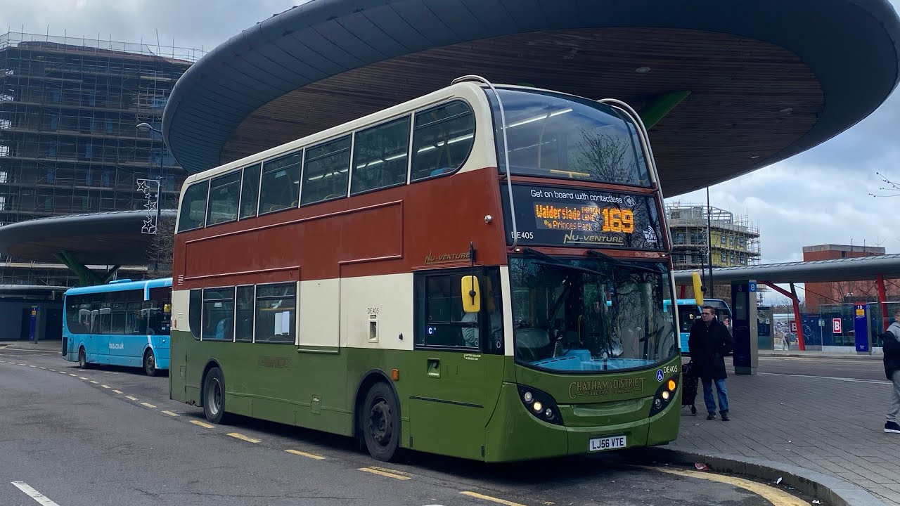 REDLINE KICKDOWNS! Nu-Venture Route 169 | ADL Trident Enviro400 ZF | LJ56 VTE - DE405 - YouTube