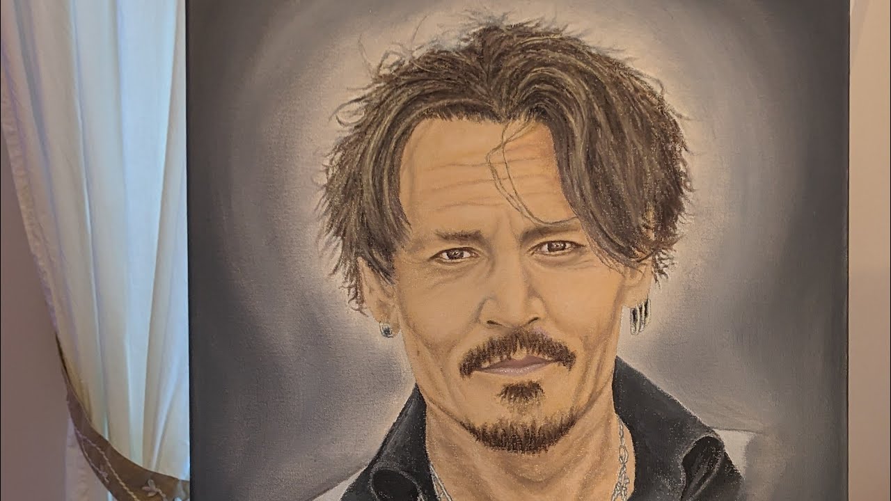Johnny Depp oil painting start to finish! Love all his movies, great ...