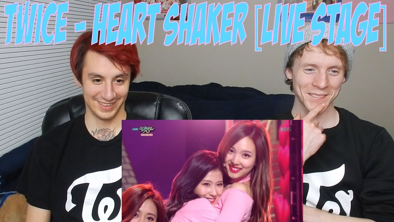 Twice - Heart Shaker [Live Stage Performance Reaction] - YouTube