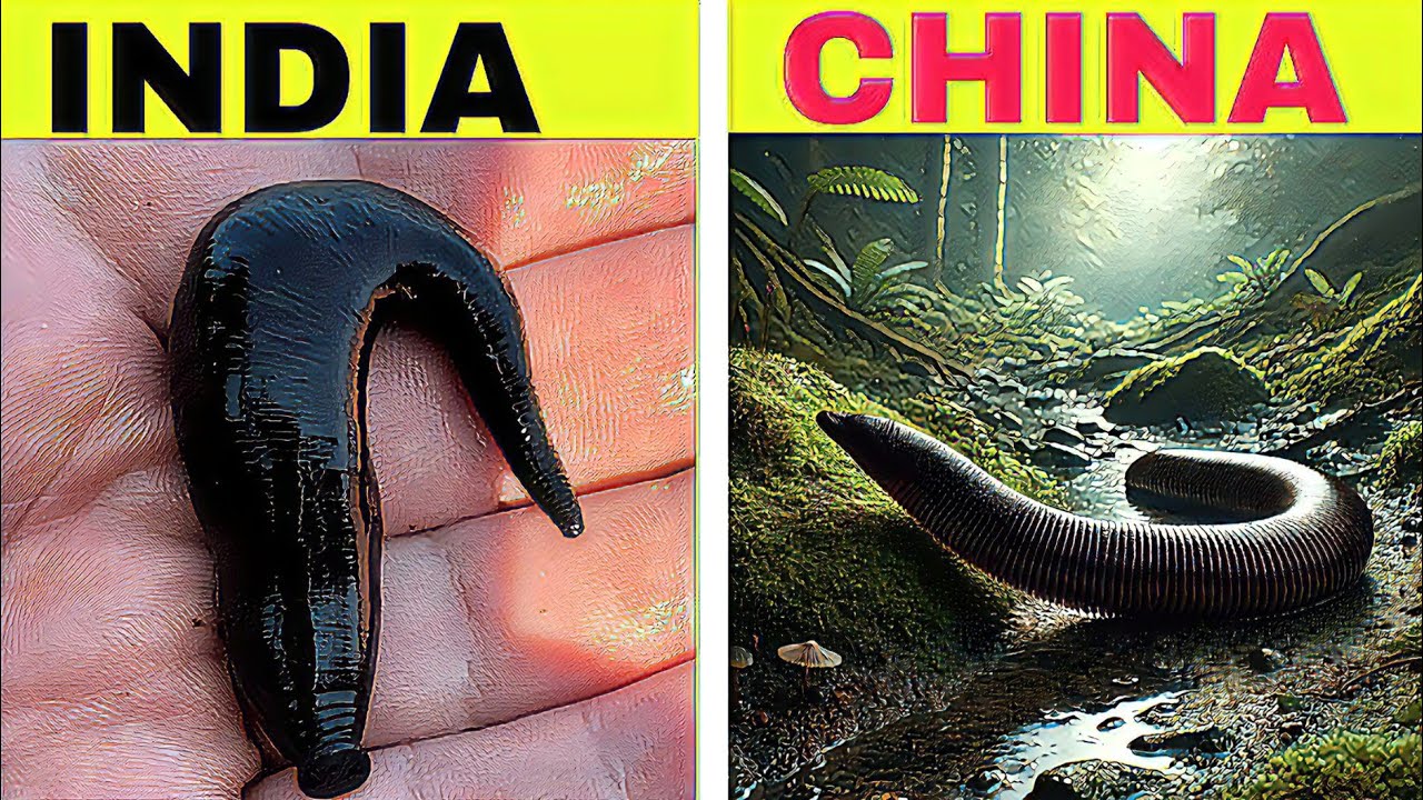 Difference Between Indian Leech And China Leech || Indian Leech Vs ...