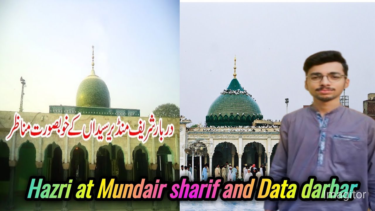 Today Hazri at Mundair sharif and Data darbar,#viral #trending #vlogger ...