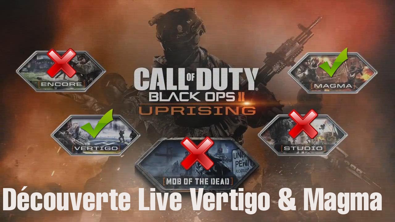 Black Ops 2 : Uprising DLC / Gameplay sur Vertigo & Magma - YouTube