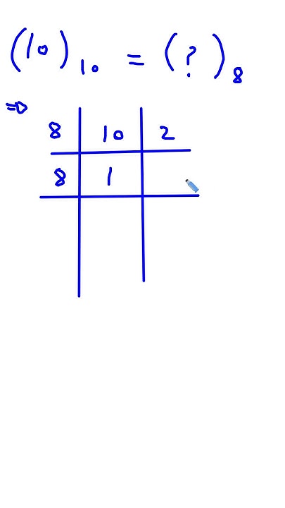 Digital Electronics | Decimal to Octal Conversion Example - YouTube