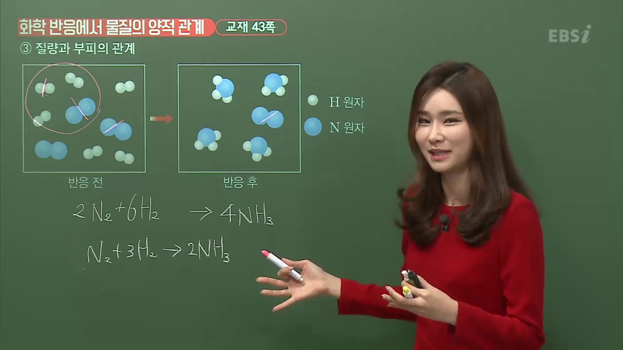 [EBS 개념완성 화학] 7강. 화학 반응식과 양적 관계(2)| 화학1, 개념강의, 인강, 문제집| EBSi 고교강의 - YouTube