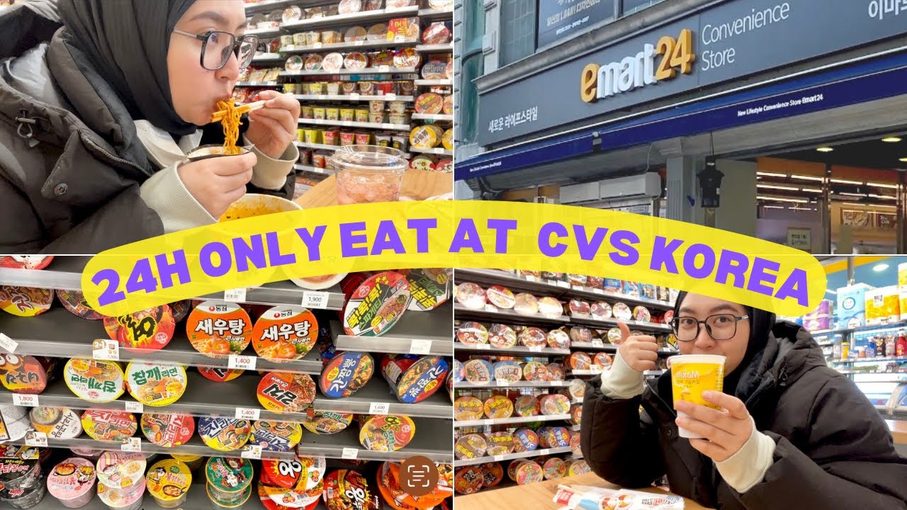 CVS FOOD ONLY IN KOREA🇰🇷(korea convenience store) - YouTube