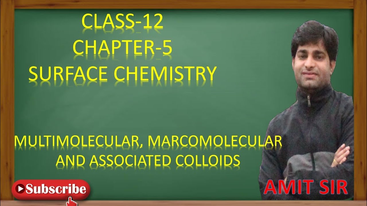 CLASS-12 # CHAPTER-5 # SURFACE CHEMISTRY# TOPIC-TYPES OF COLLOIDS PART ...