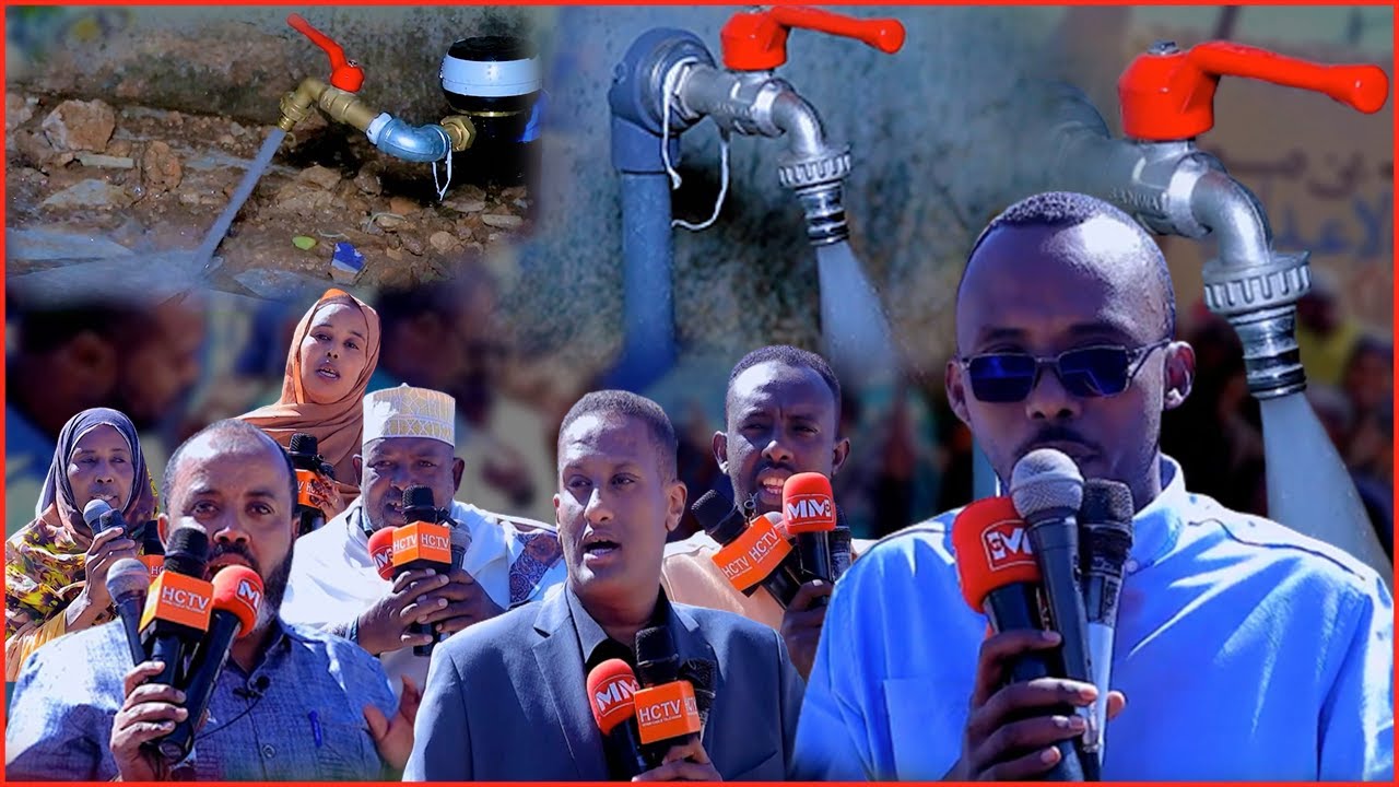 Xafadaha Waraabe Salaan Iyo Sheekh Mubaarig Oo Ka Mabsuuday Biyo Ay ...