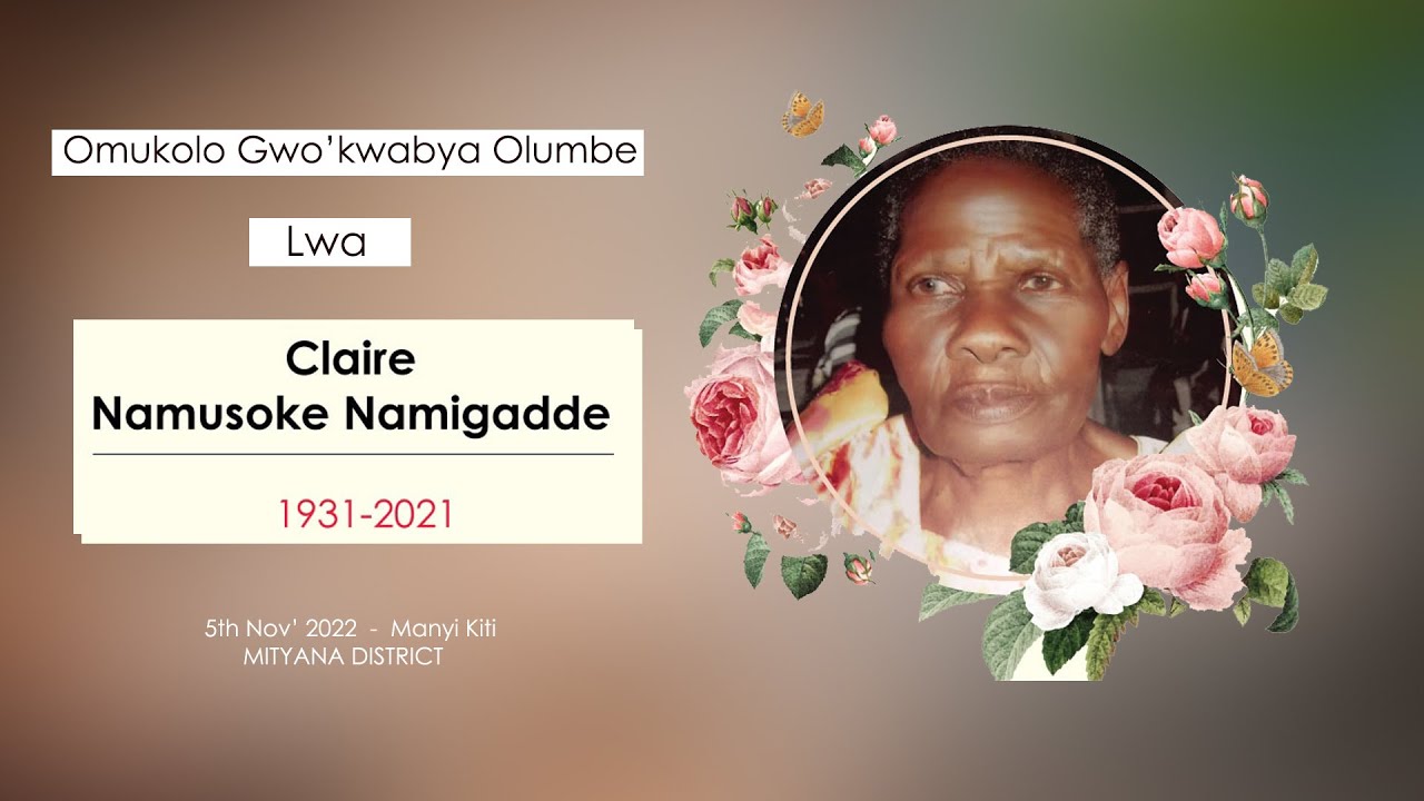 OKWABYA OLUMBE - N'OKUSABIRA OMUSIKA WA JJAJA CLAIRE NAMUSOKE NAMIGADDE ...