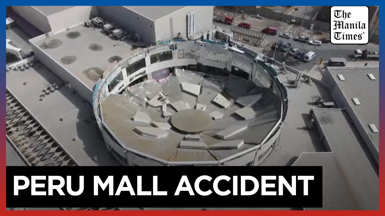 Aerial images of collapsed mall roof in Peru that killed four, injured ...