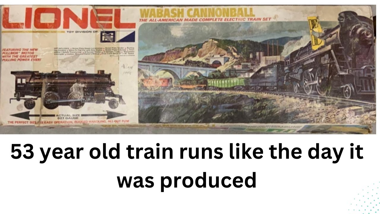 Lionel MPC Fundimensions 6-1081 Wabash Cannonball Train Set 1972 - YouTube