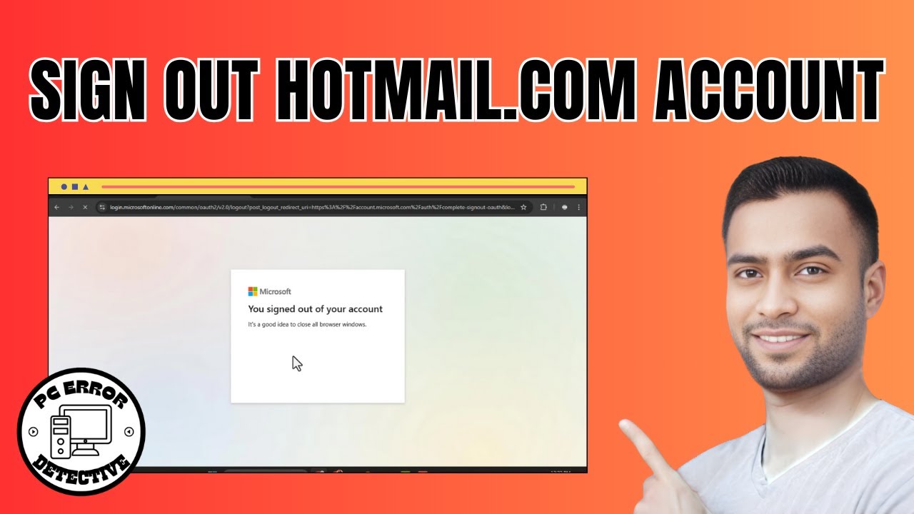 How to Sign Out Hotmail.com Account - Quick Tutorial [2025] - YouTube