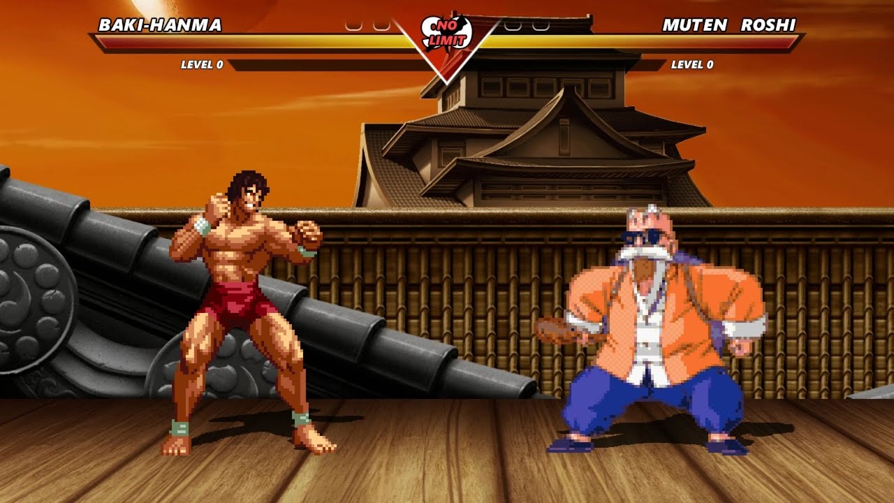 BAKI HANMA vs MUTEN ROSHI | DEATH BATTLE‼️ - YouTube