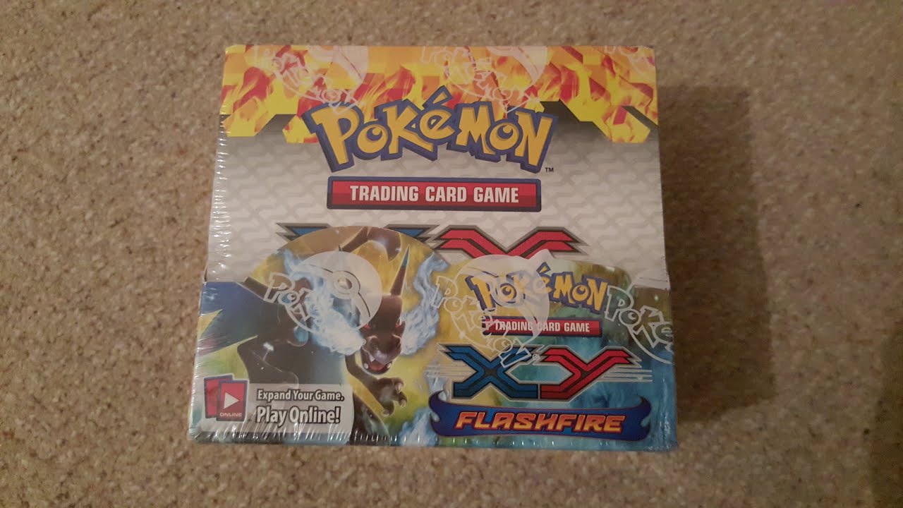 Pokemon Card XY Flashfire Booster Box Opening part 2 - YouTube