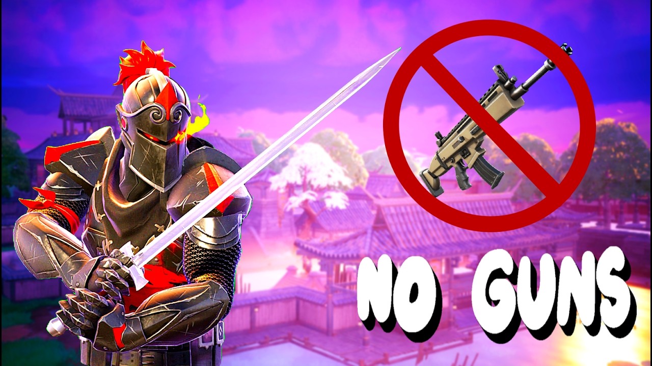 No Guns Allowed! Swords and Masks Only! - Fortnite Battle Royal ...