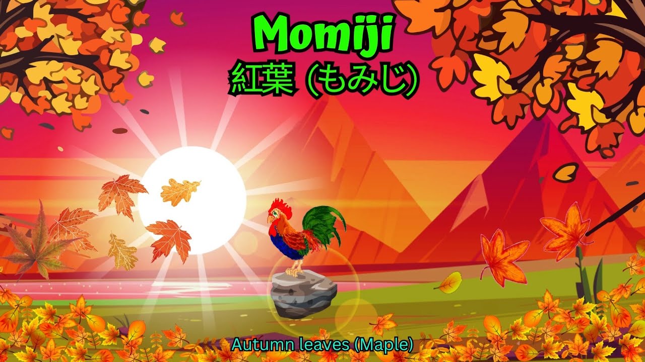 Kids Series | Traditional Japanese Children's Song | Autumn leaves ...