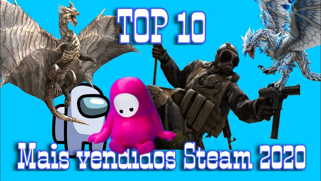 TOP 10 JOGOS MAIS VENDIDOS NA STEAM EM 2020 - YouTube