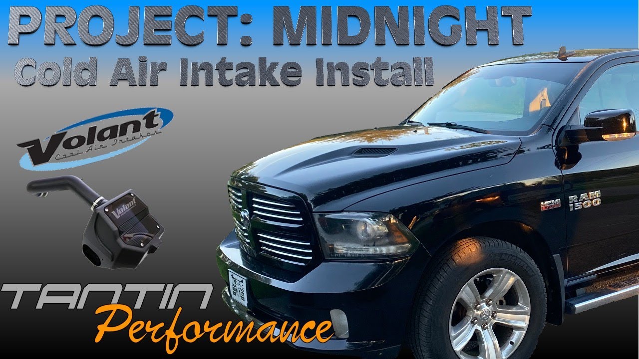 Volant Powercore Intake install on my 13 Ram 1500 Project Midnight ...