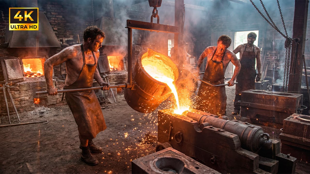 Inside the Cannon Foundry: The Heat That Built Empires (18th-Century ...