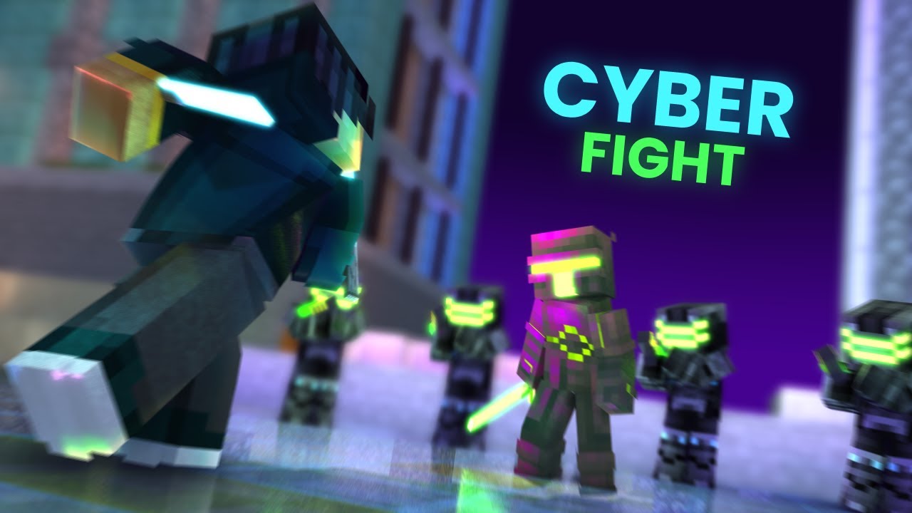 Cyber Fight (A Short Minecraft Animation) - YouTube