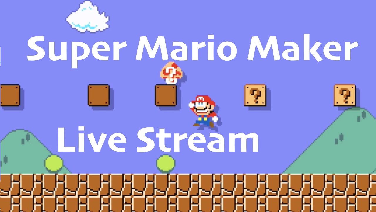 [Live Stream🔴] Nintendo Super Mario Maker 100 lives Challenge Wii U ...