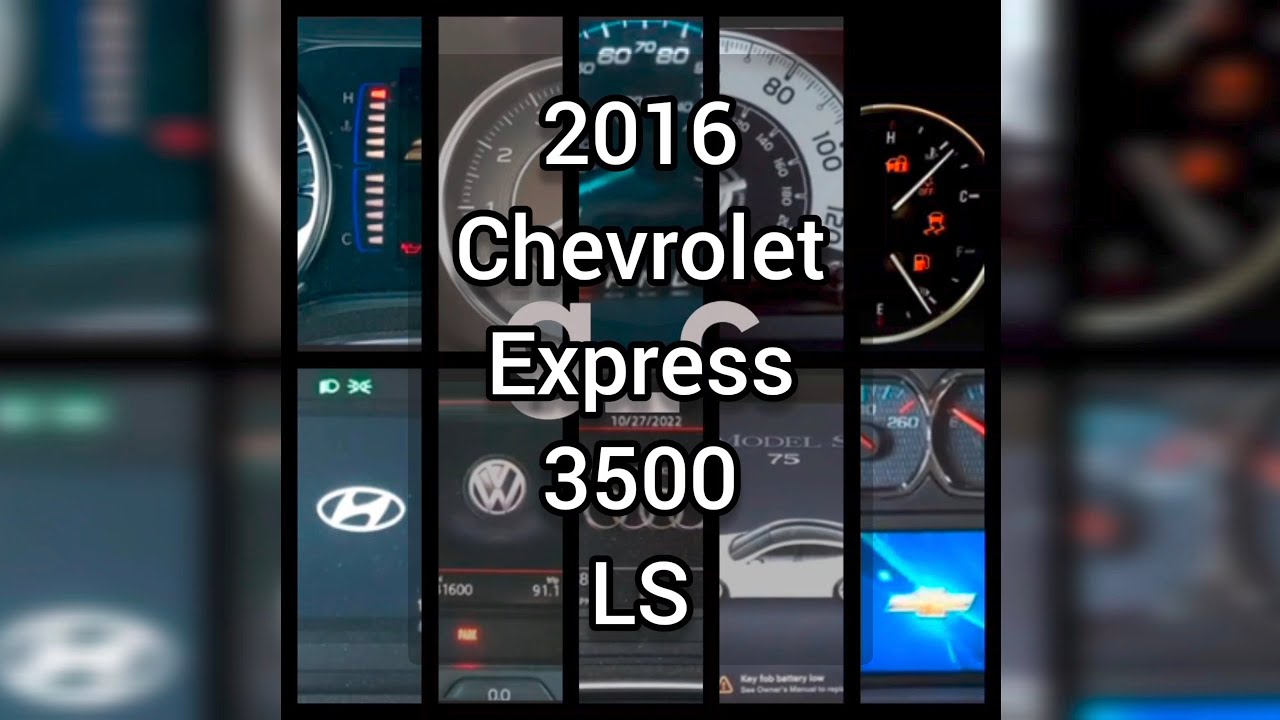 Chevrolet - Express - 2016 - 3500 LS: Gauge / Instrument Cluster ...