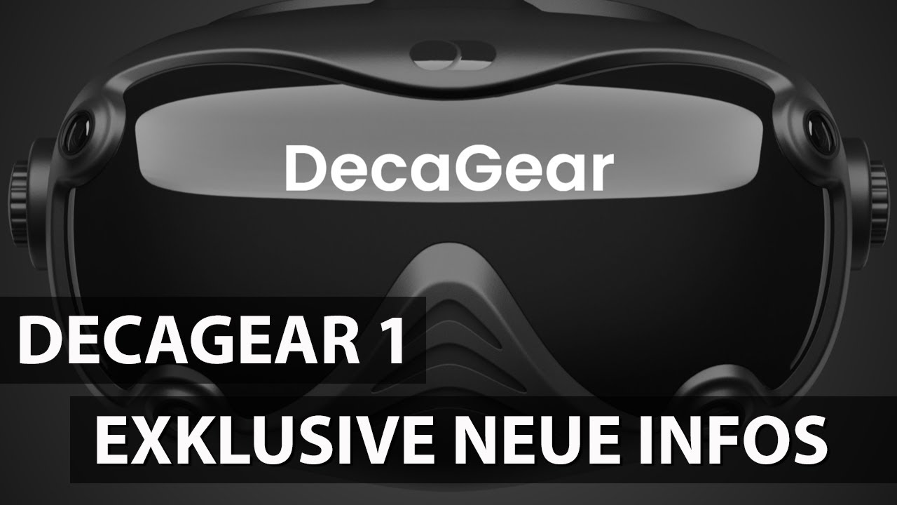 DECAGEAR 1 - Kabellose High-Res VR Brille mit Face Tracking für $449 ...