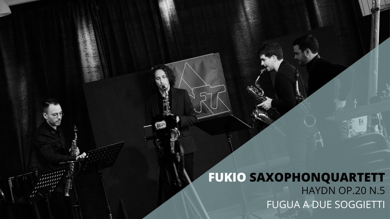 Fukio Saxophone Quartet - J.Haydn: Fuga a due Soggietti - YouTube