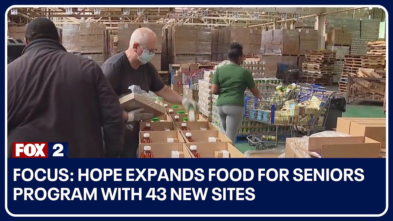 Focus: HOPE expands food for seniors program with 43 new sites - YouTube