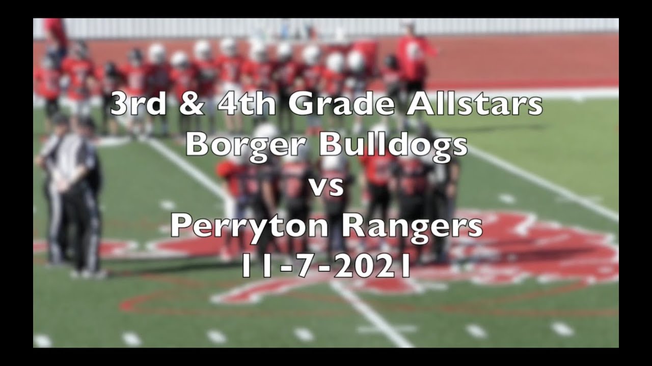 Borger Bulldogs vs Perryton Rangers 11-7-21 - YouTube
