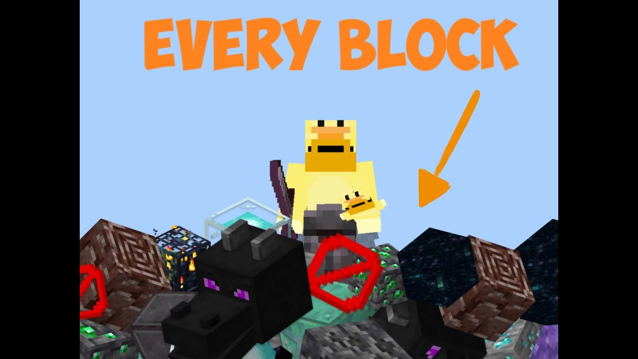 Collecting Every Block In Minecraft - Ep 1 - YouTube