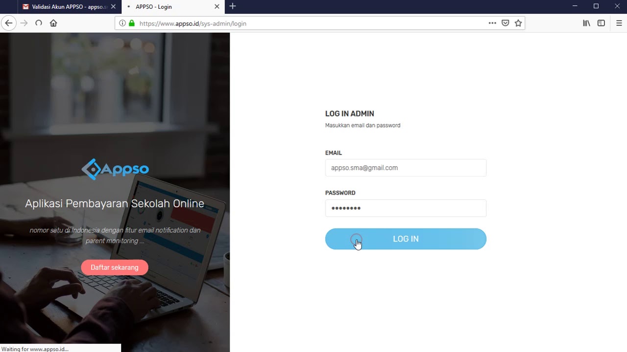 APPSO - Cara Login Aplikasi - YouTube