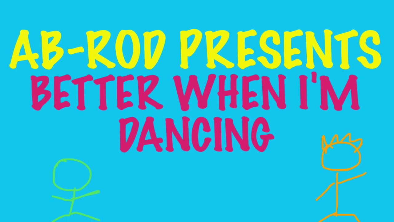 Better when im dancing, neon stick figures dancing - YouTube