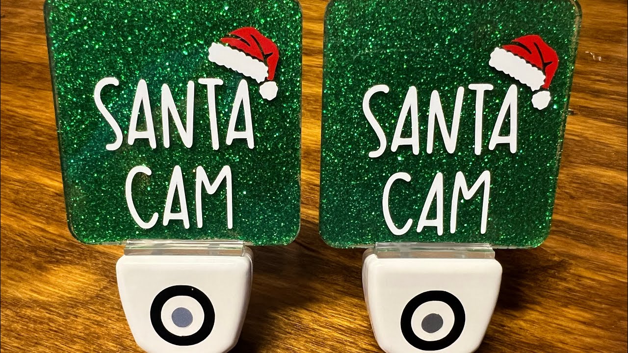 Santa Cam! Easy DIY using Dollar Tree Nightlight - YouTube