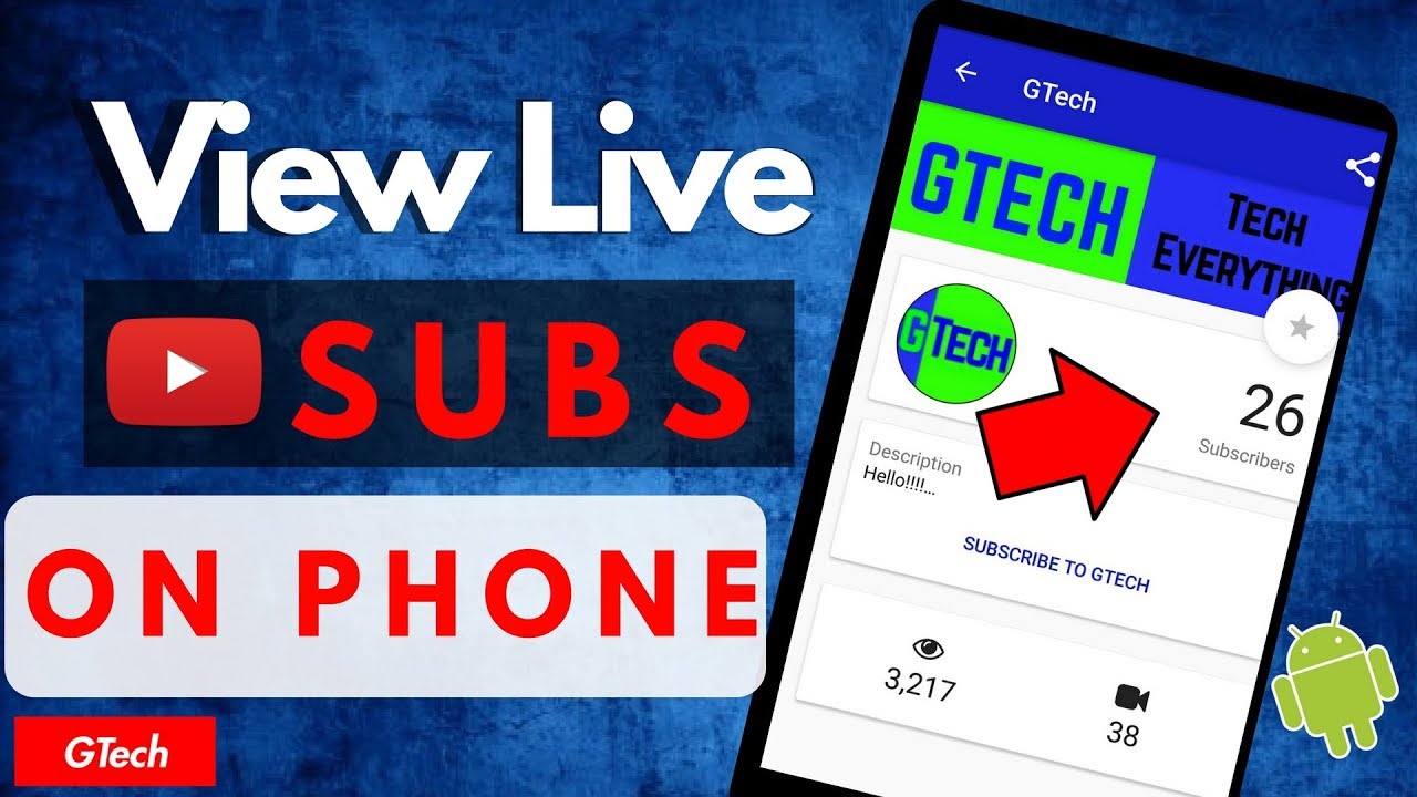 How To Add A Live Subscriber Count Widget On Your Home Screen - YouTube
