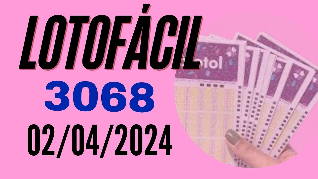 Resultado Lotofácil 3068 - Resultado Lotofácil concurso 3068 - YouTube