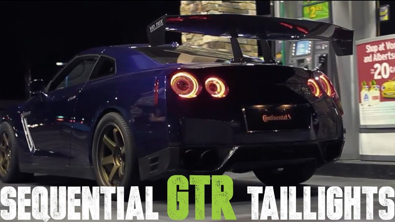 Building Sequential 2017 Nissan GTR Tail Lights - YouTube