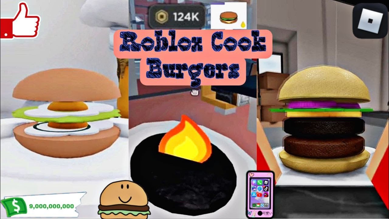 ROBLOX Cook Burgers Moments - COMPILATION #1 🍔 - YouTube