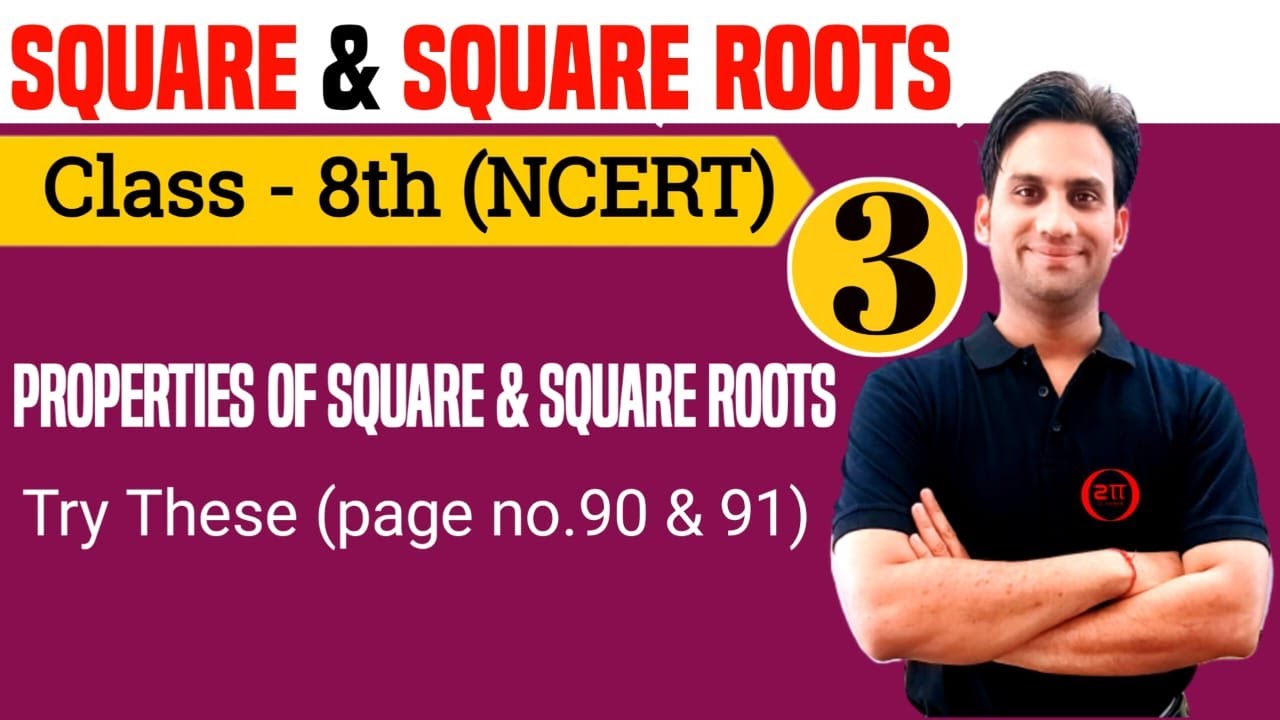 Properties of Square Numbers - Square and Square Roots Class 8 Maths ...