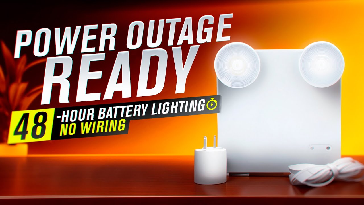The 636V2 Home LED Light Powered By Battery, Ideal Lighting for Power ...